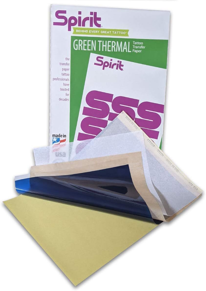 Spirit Tattoo Thermal Image Copier Paper — 8-1/2" x 14” — 100 Sheets ...